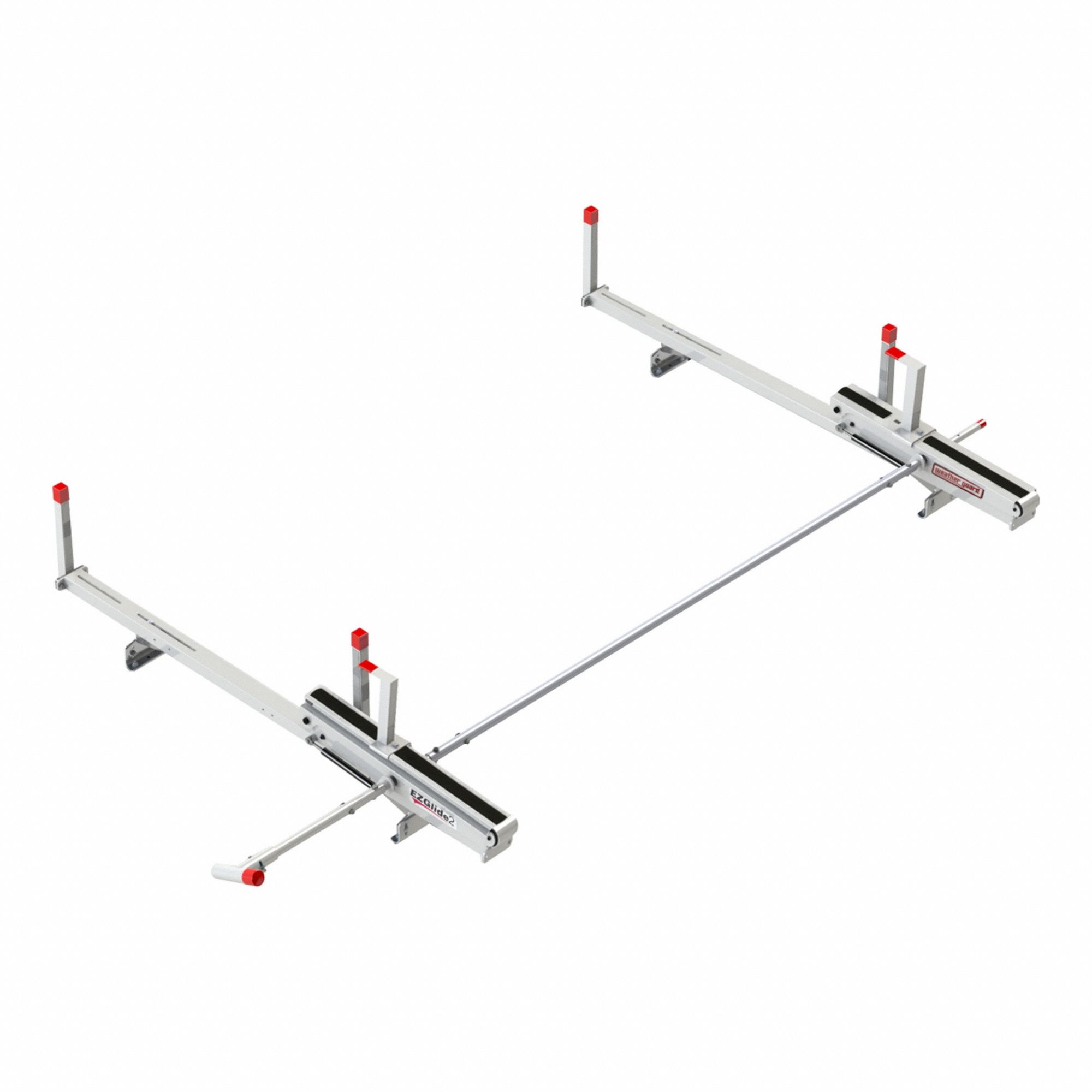 WEATHER GUARD, Aluminum, 19 in Overall Ht, Van Roof Rack - 820KH3|2261 ...