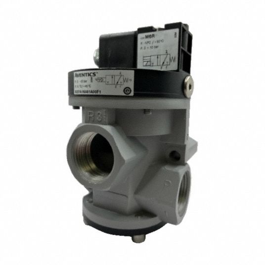 AVENTICS, Three-Way / Two-Position, Female 1 in NPT, Solenoid Air ...