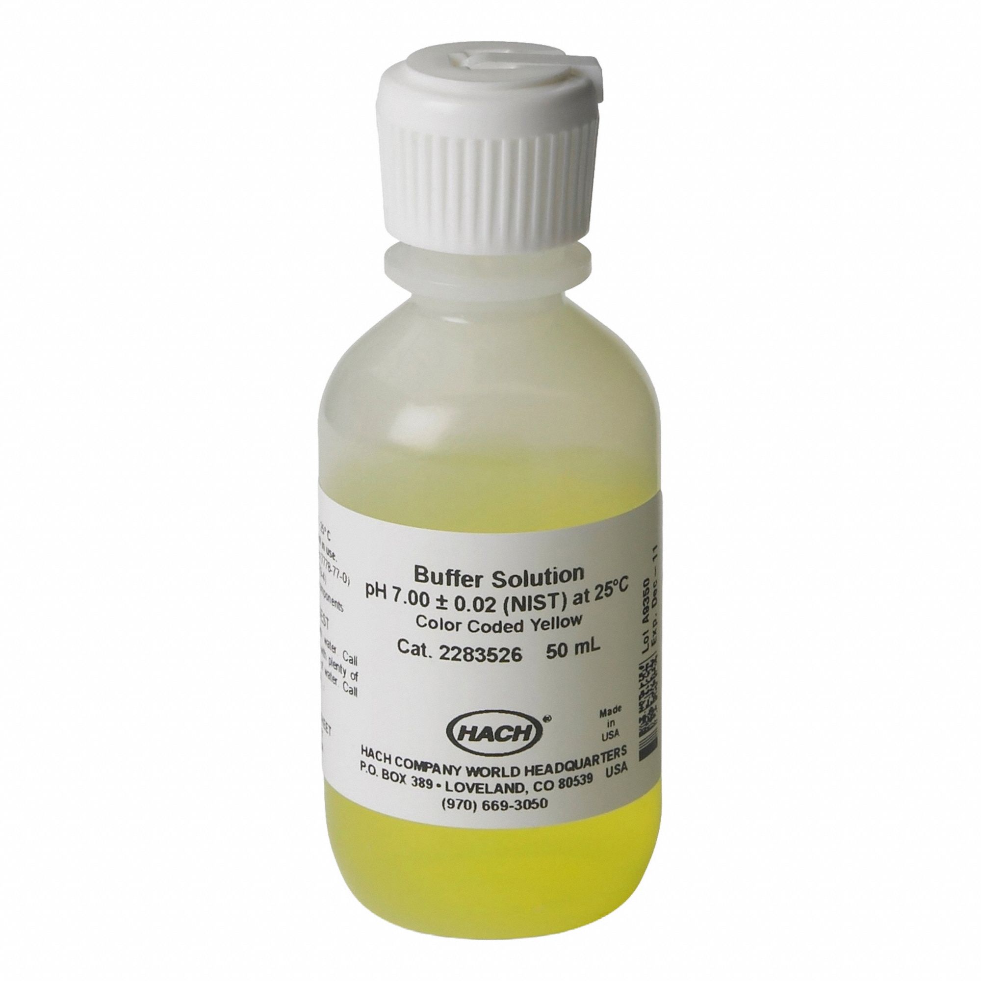 HACH, 50 mL Volume, Bottle, Buffer Solution - 897YF5|2283526 - Grainger