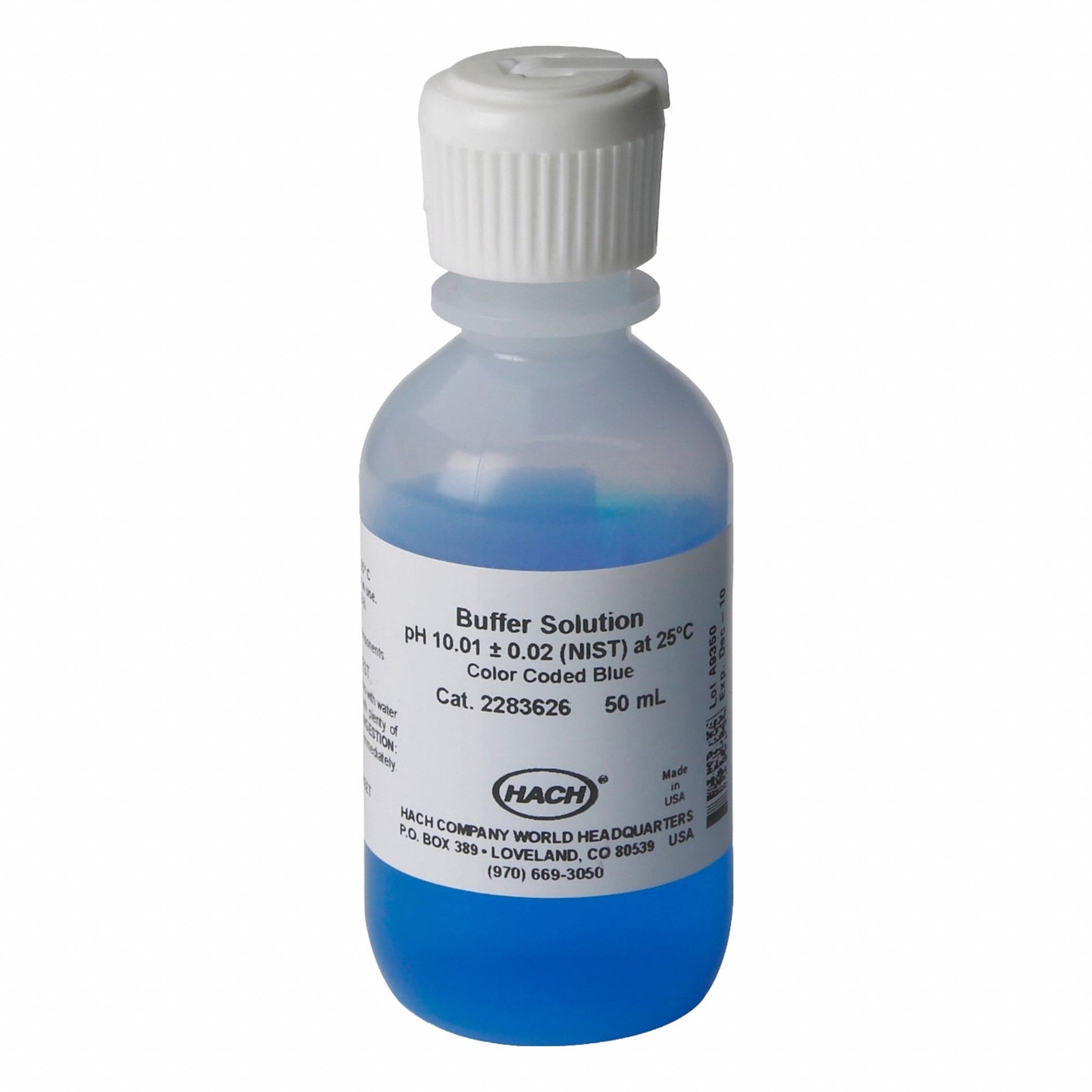 HACH, 50 mL Volume, Bottle, Buffer Solution - 897YV0|2283626 - Grainger
