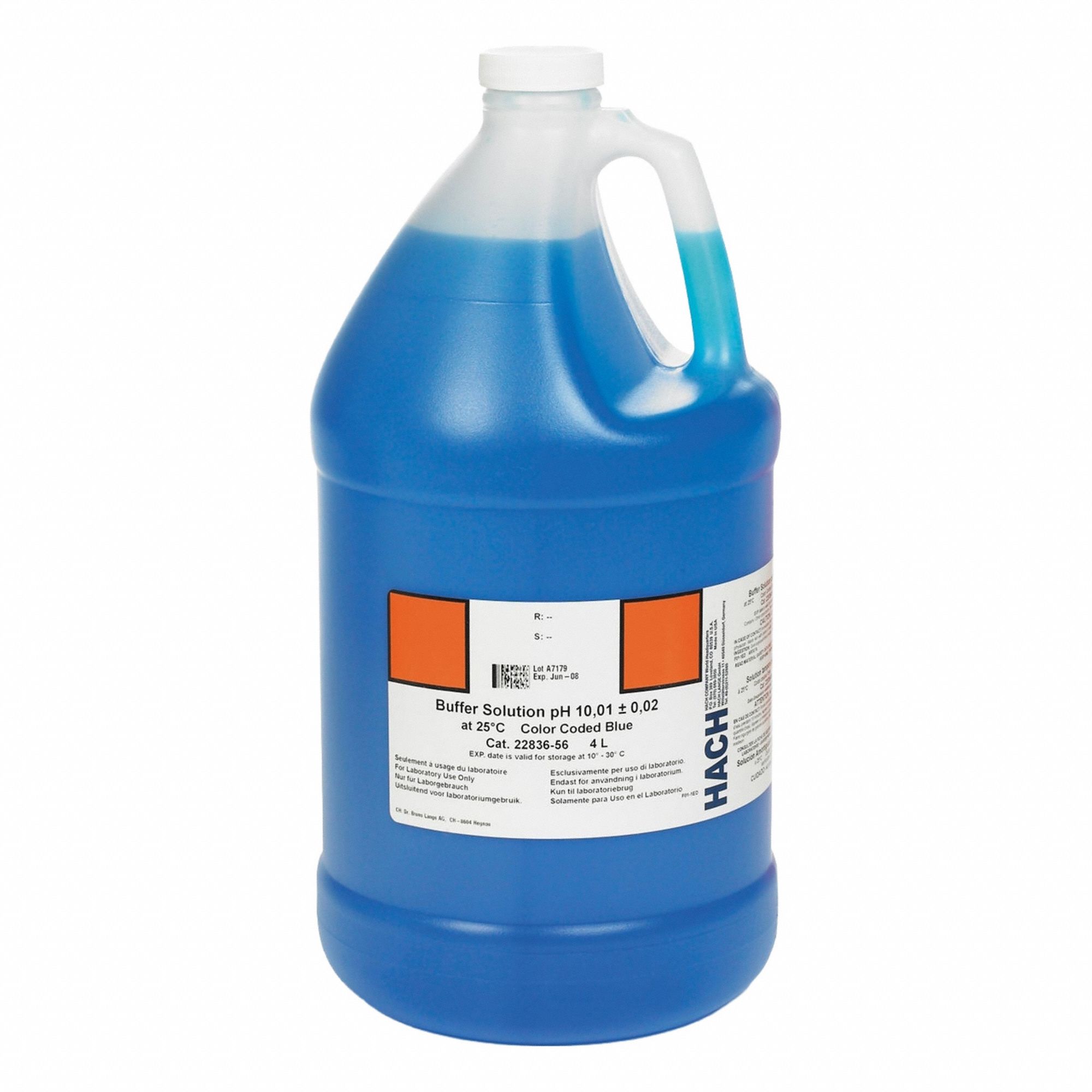 HACH, 4 L Volume, Bottle, Buffer Solution - 897YY9|2283656 - Grainger