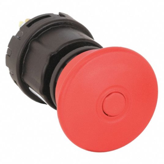 HONEYWELL MICRO SWITCH, Mushroom Head Profile, Non-Metallic, Emergency ...