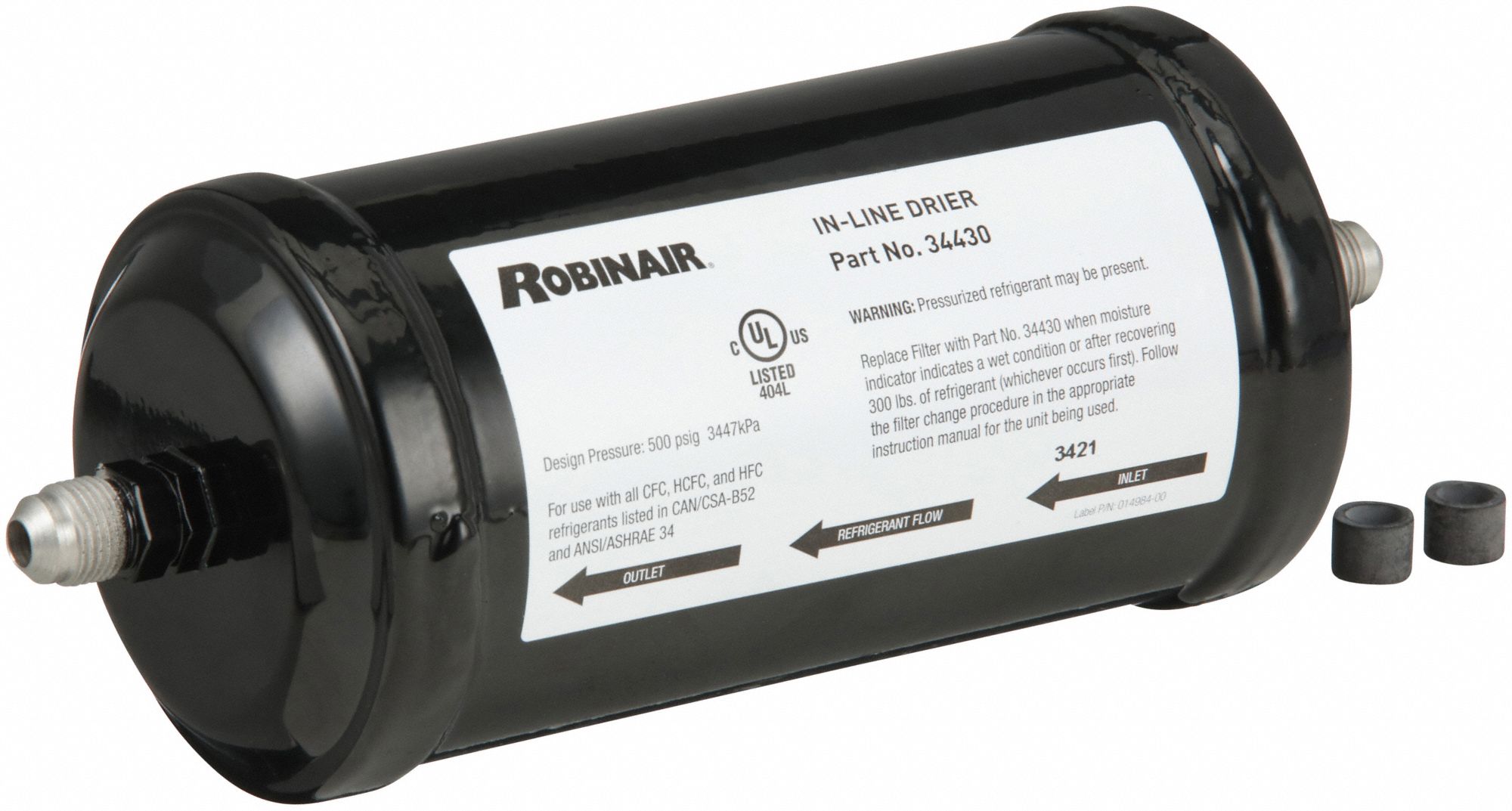 ROBINAIR, Specially Blended for Max Acid and Moisture Removal, 1 Pieces ...