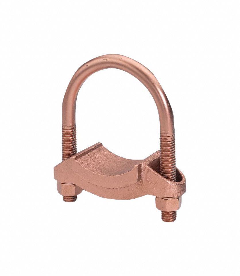 Copper, Up to 1 in Braid Grounding Wire Size, Grounding Connector ...