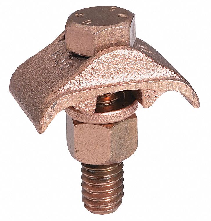 Copper, 1/4 in Bar, Grounding Connector - 22C001|GCM26 - Grainger