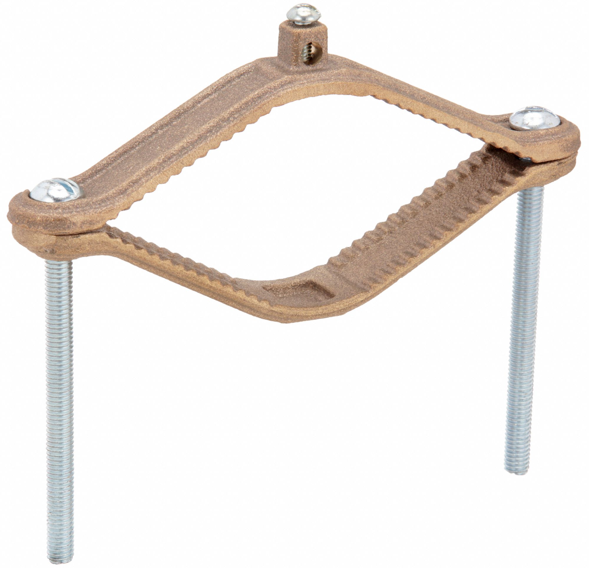 Bronze, 4 1/2 in to 6 in Pipe, Grounding Connector - 22C027|C8 - Grainger