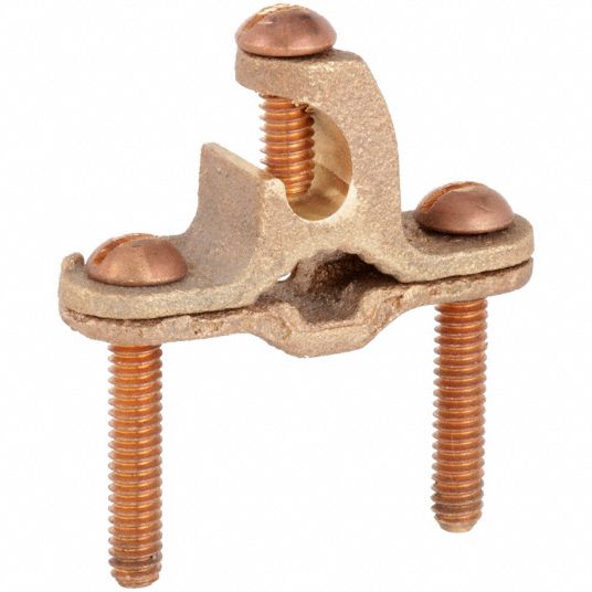 Copper, 10 to 2 AWG STR Grounding Wire Size, Grounding Connector ...