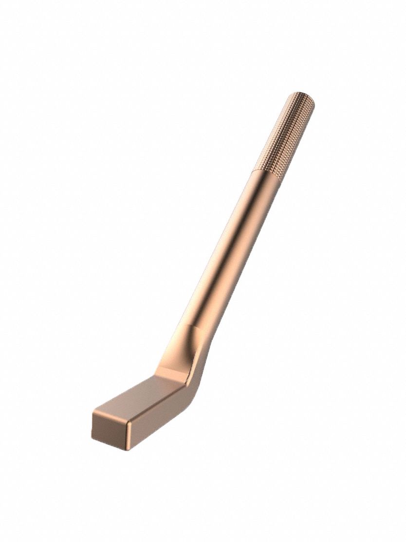 Steel, 6 AWG Grounding Wire Size, Weld On Grounding Stud - 22C084 ...