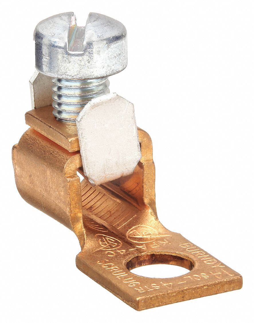 BURNDY, 1 Conductors, Copper, Mechanical Connector - 22C132|KPA4CUNPL ...