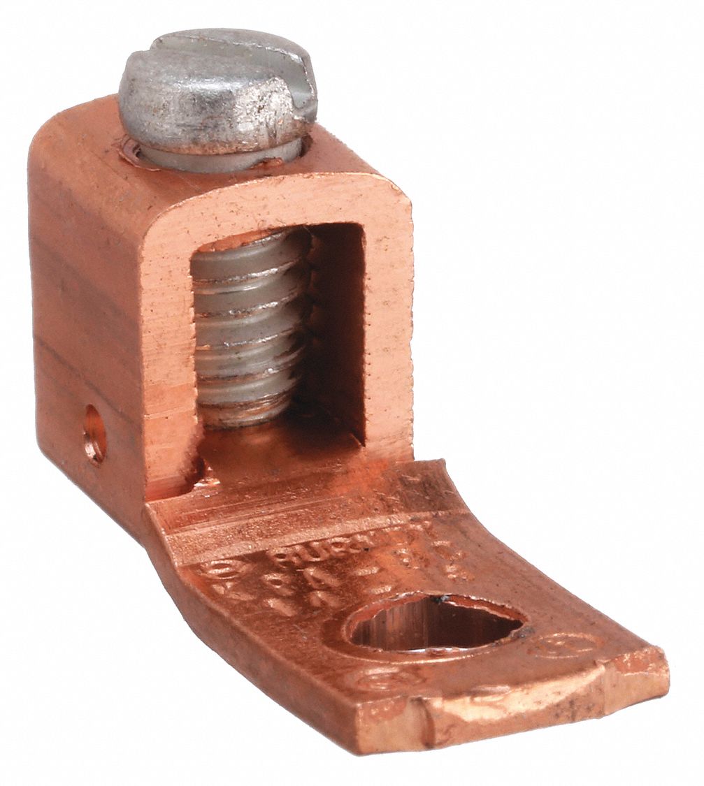 BURNDY, 14 AWG – 6 AWG Wire Sizes, #10 Stud Size, Wire Connector ...