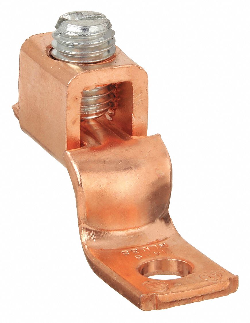 BURNDY, 14 AWG – 6 AWG Wire Sizes, #10 Stud Size, Wire Connector ...