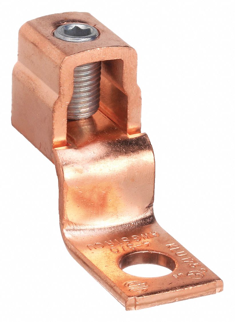 BURNDY, 1 Conductors, Copper, Mechanical Connector - 22C141|KLU175 ...