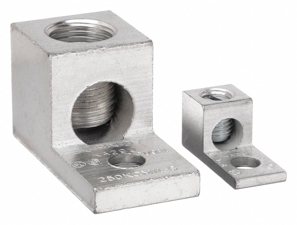 BURNDY, 1 Conductors, Aluminum, Mechanical Connector - 22C186|KAUKIT1 ...