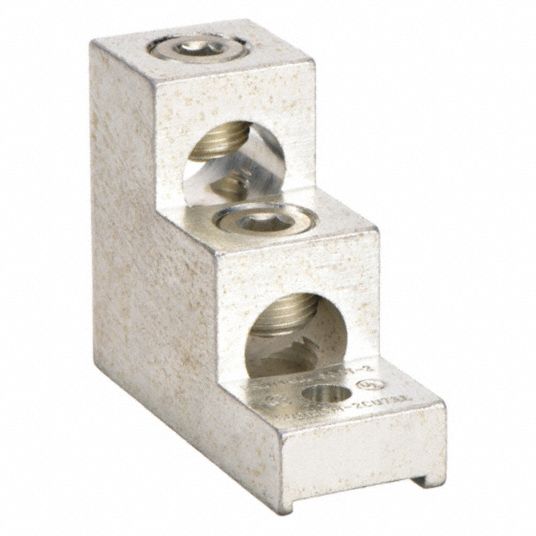 BURNDY, 2 Conductors, Aluminum, Mechanical Connector - 22C197|K11A36U2 ...