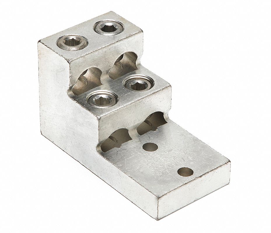 BURNDY Conector Mecánico,600 kcmil a 2 AWG - 22C198 | K22A36U2 ...