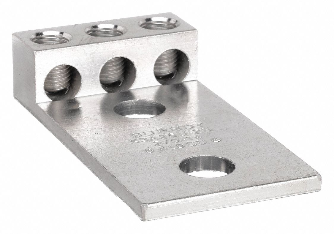 BURNDY MECHANICAL CONN,LUG,2/0 TO 14 AWG,3 COND - Mechanical Connectors ...