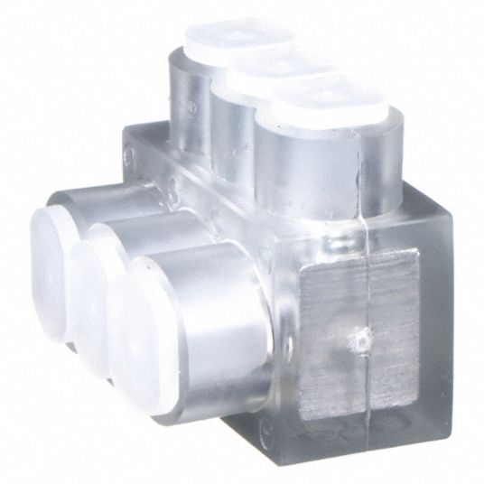 BURNDY, Clear, 3 Ports, Insulated Multitap Connector - 22C248|BIBS43 ...