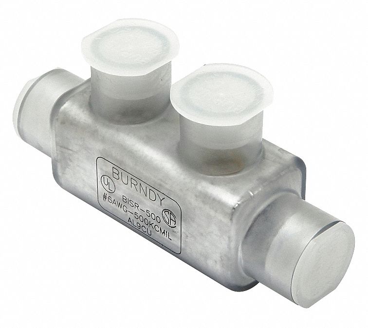 Burndy Butt Splice Terminal: Insulated Plastisol, Lug, 53% OFF