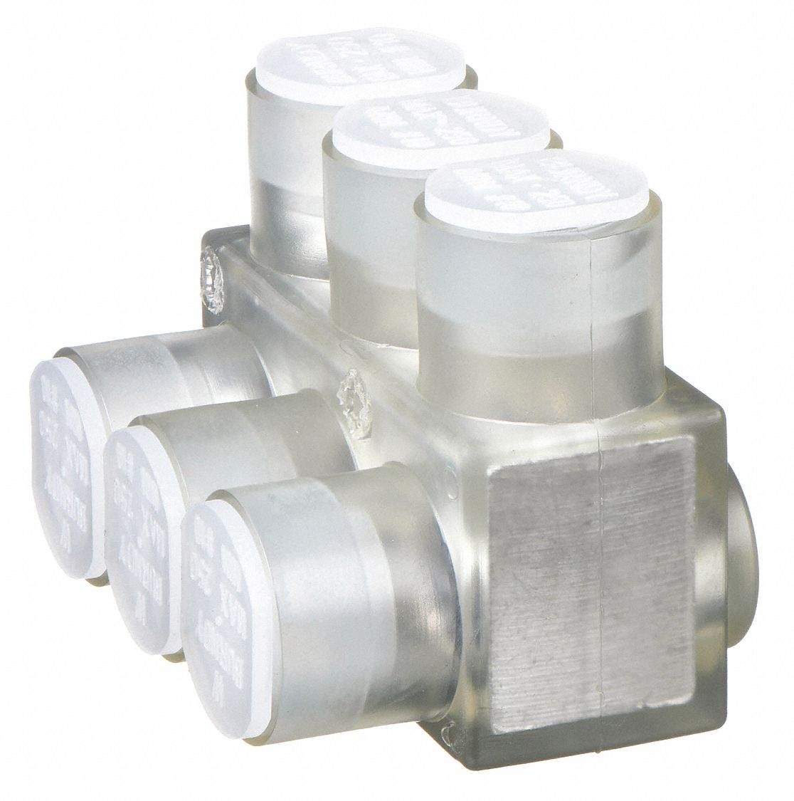 BURNDY, Clear, 3 Ports, Insulated Multitap Connector - 22C262|BIBS2503 ...