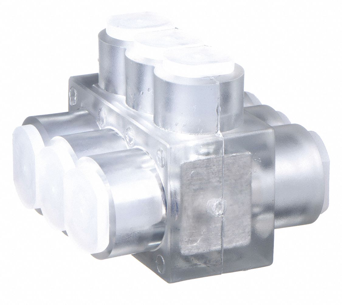 BURNDY, 3 Port, Double-Sided Entry, Multitap Connector - 22C263|BIBD43 ...