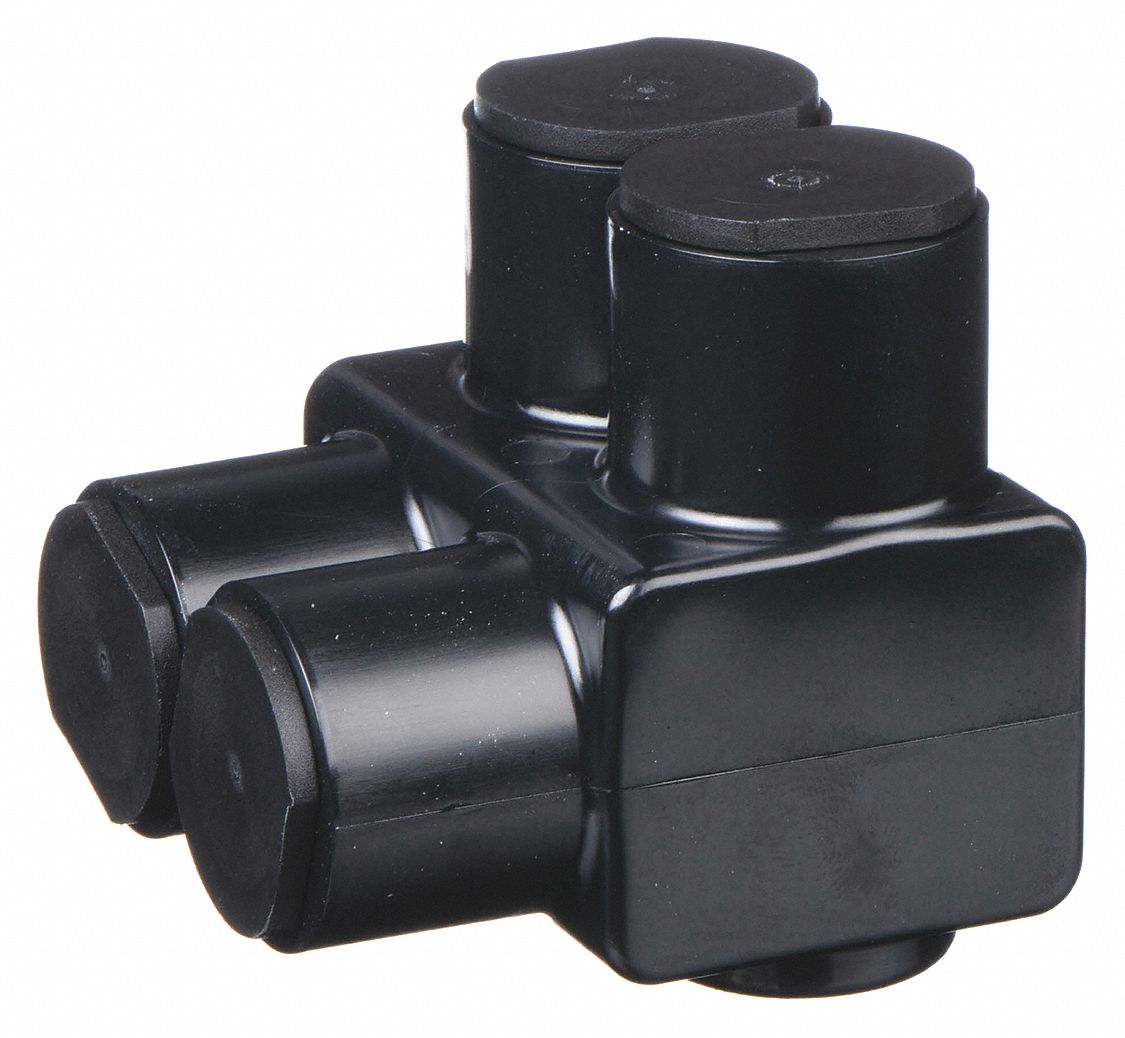 BURNDY, 2 Port, Single-Sided Entry, Multitap Connector - 22C270|1PL2502 ...