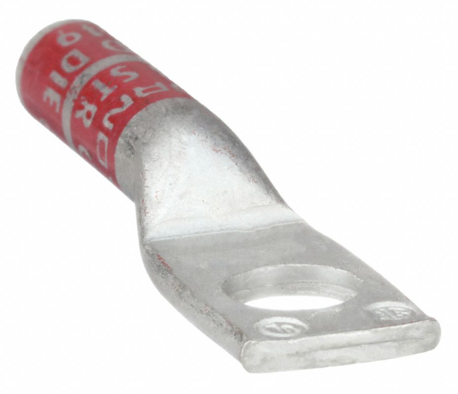 BURNDY Lengüeta de Cobre para Cilíndro Largo de 1 Orificio, 8 AWG ...
