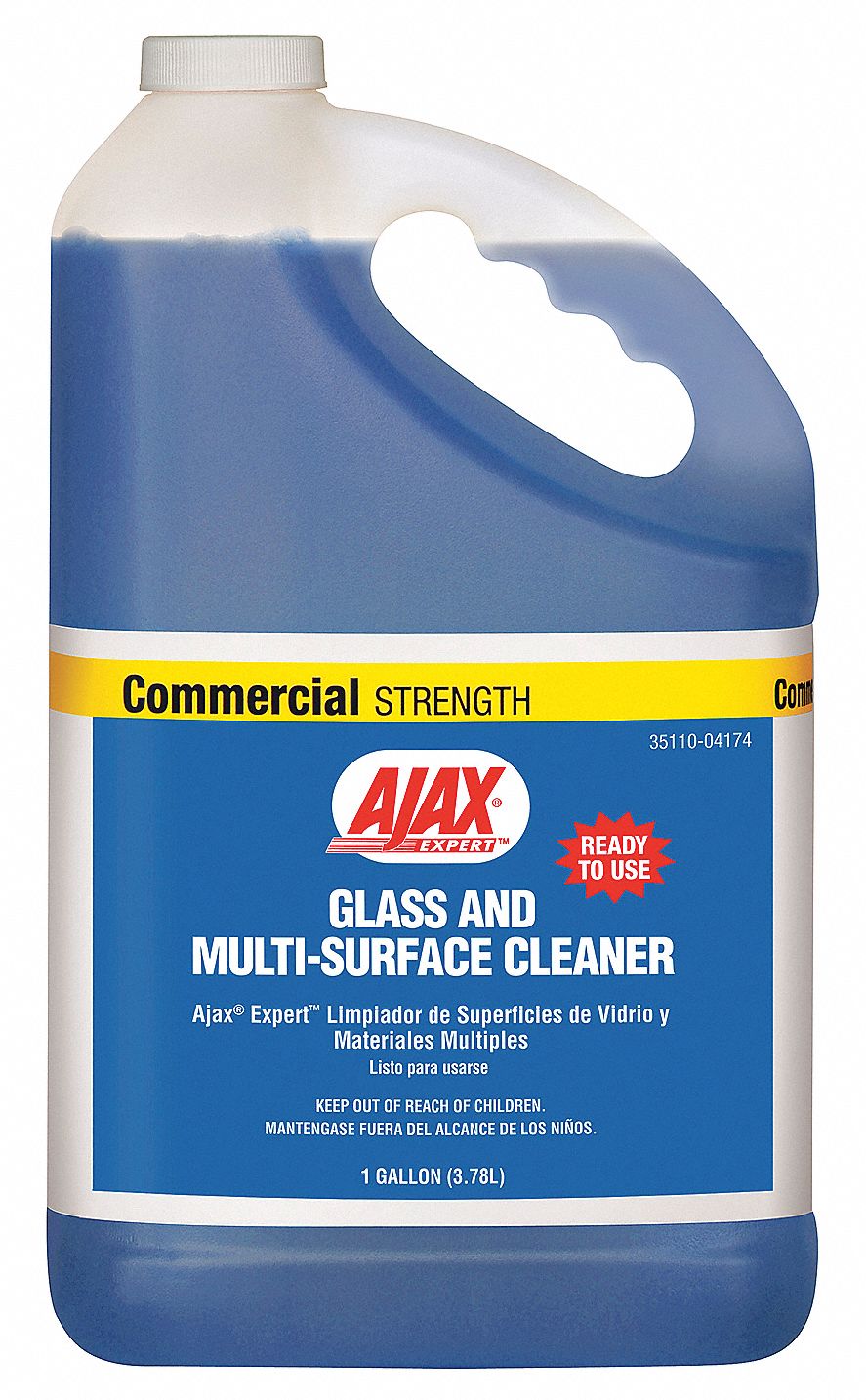 Glass Cleaner, PK 4 - Grainger