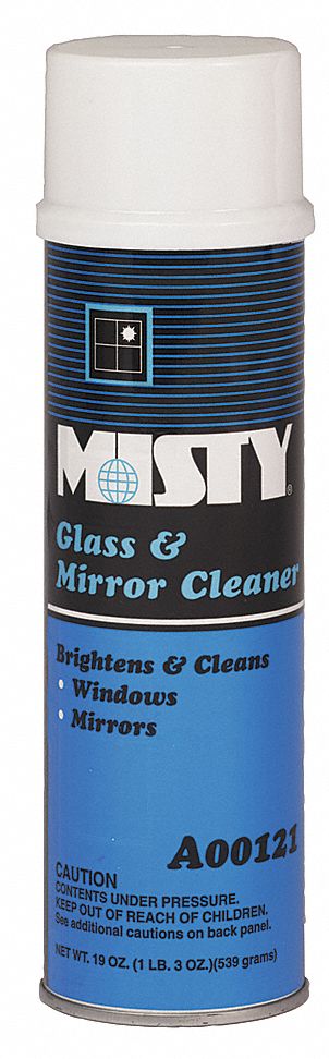 MISTY, Liquid, Aerosol Spray Can, Glass and Mirror Cleaner - 22C648 ...