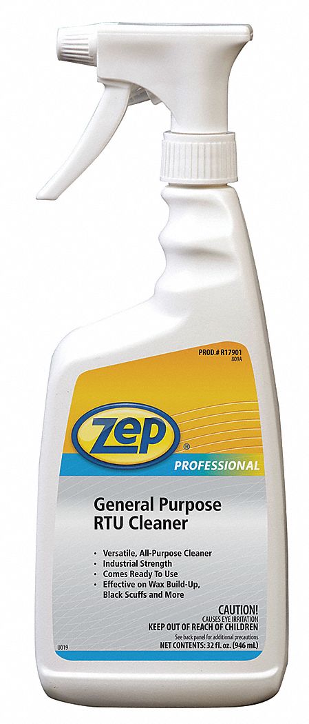 ZEP PROFESSIONAL, Trigger Spray Bottle, 1 qt Container Size, General ...