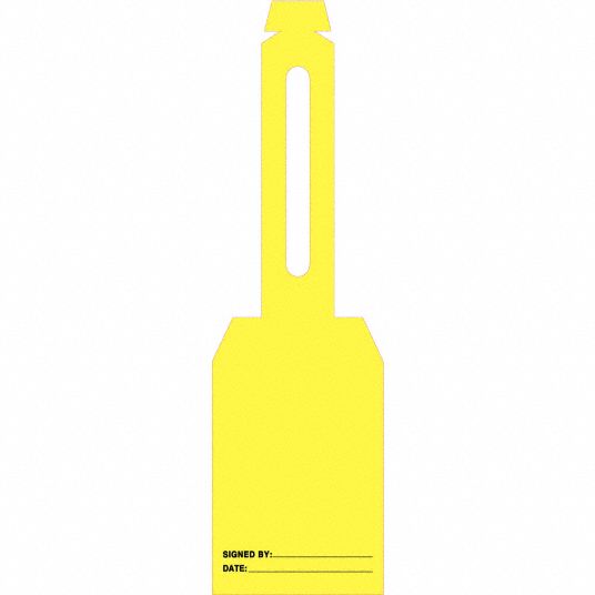 Blank Tag, PP, Height: 5 1/4 in, Width: 3 1/4 in - Grainger