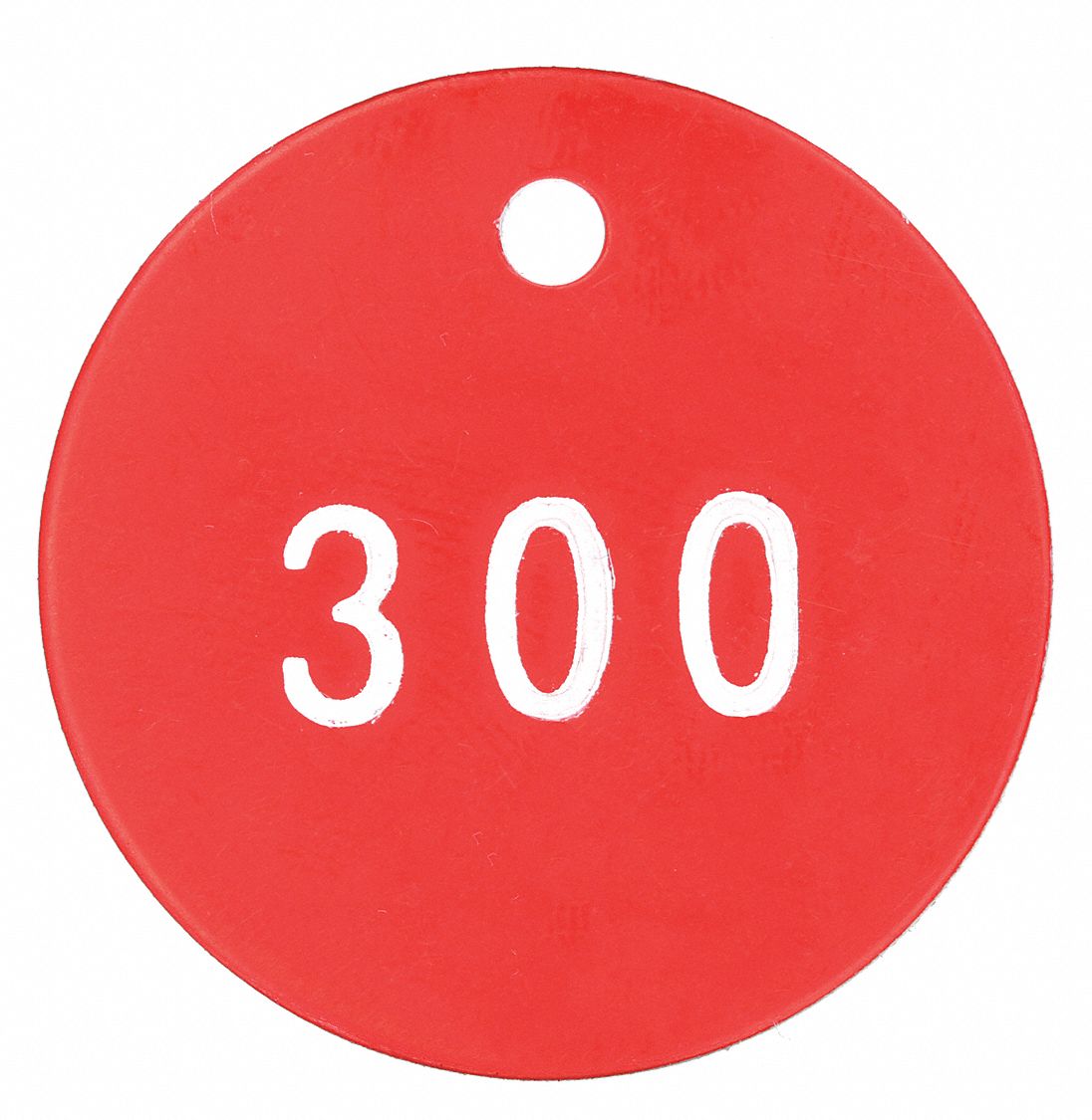 Plastic, 1 1/4 in Dia, Numbered Tag - 22CN27|22CN27 - Grainger