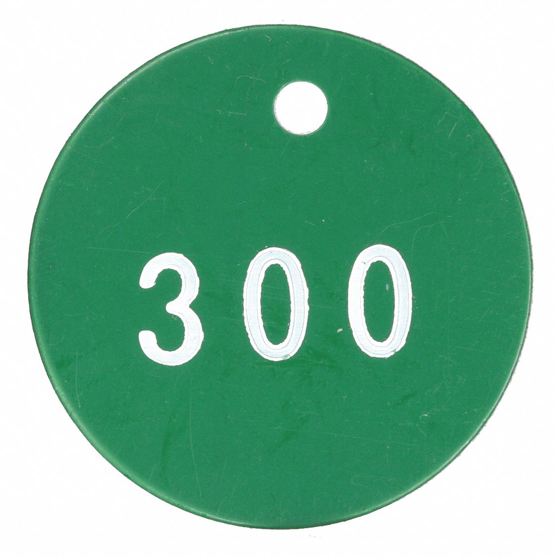 Plastic, 1 1/4 in Dia, Numbered Tag - 22CN30|22CN30 - Grainger