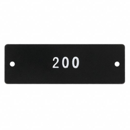 Plastic, 101-200, Numbered Tag - 22CN74|22CN74 - Grainger