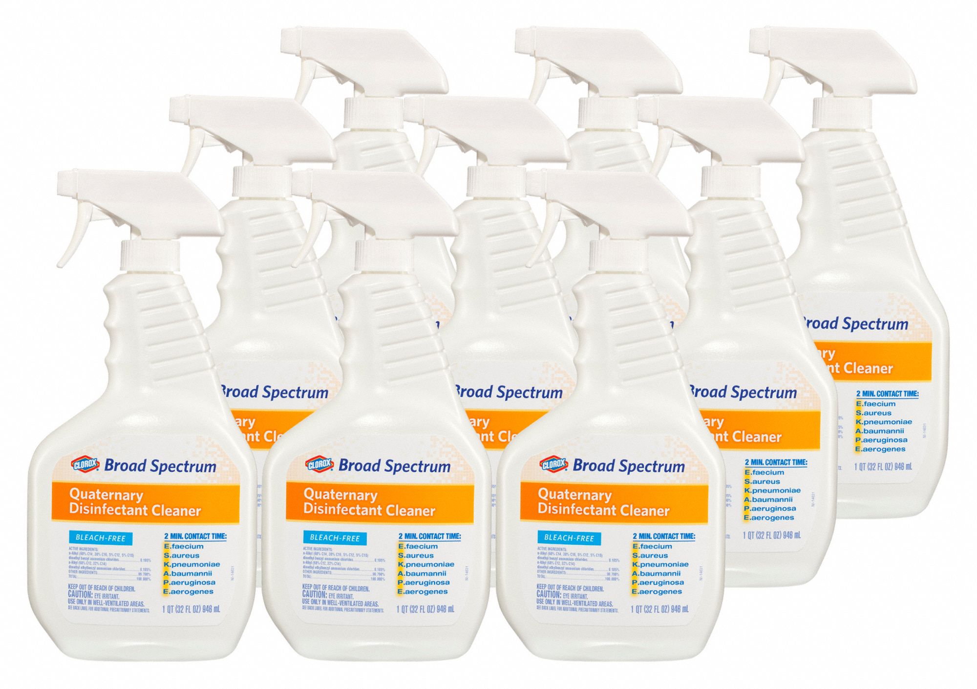 CLOROX Disinfectant Cleaner: Trigger Spray Bottle, 32 oz Container Size ...