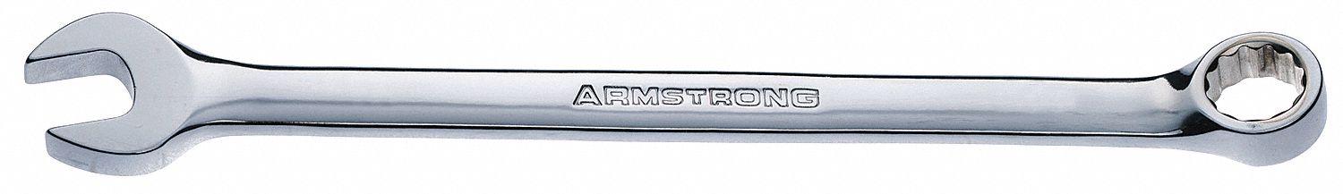 Combination Wrench, Alloy Steel, Full Polish, 11 in Overall Length ...