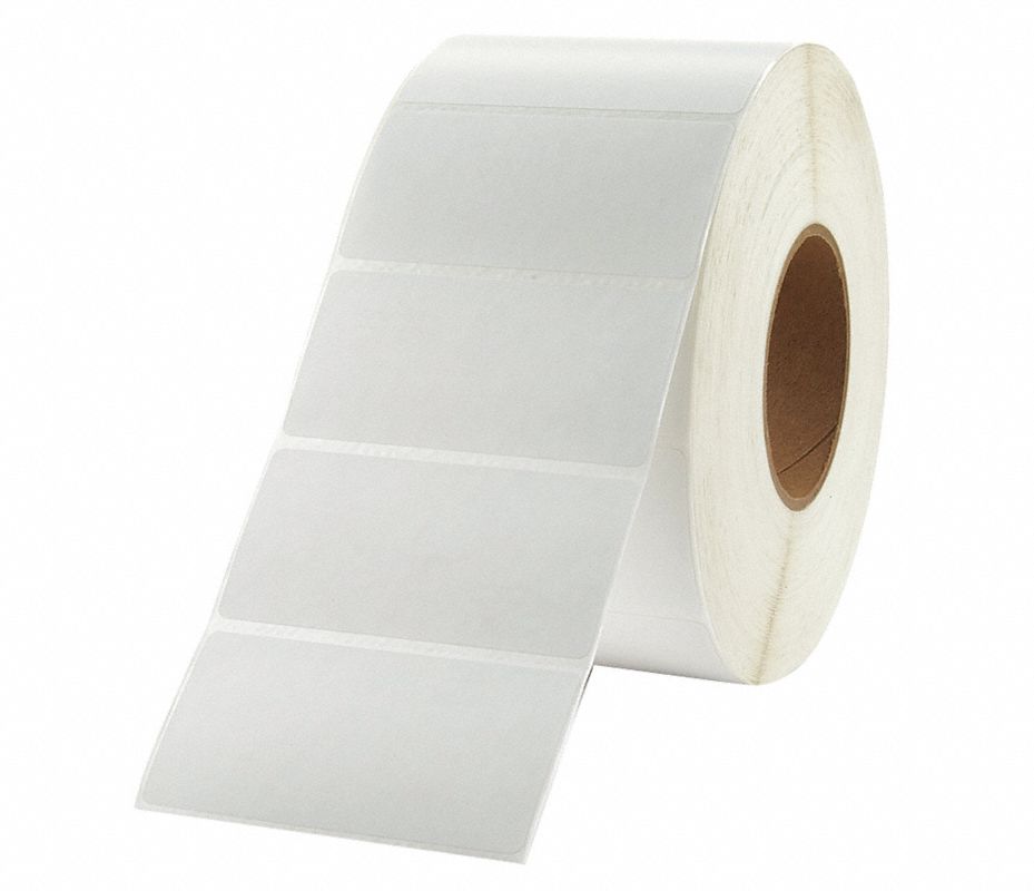 APPROVED VENDOR Etiquetas en Rollo , 4" An , Blanco , Piezas por ...