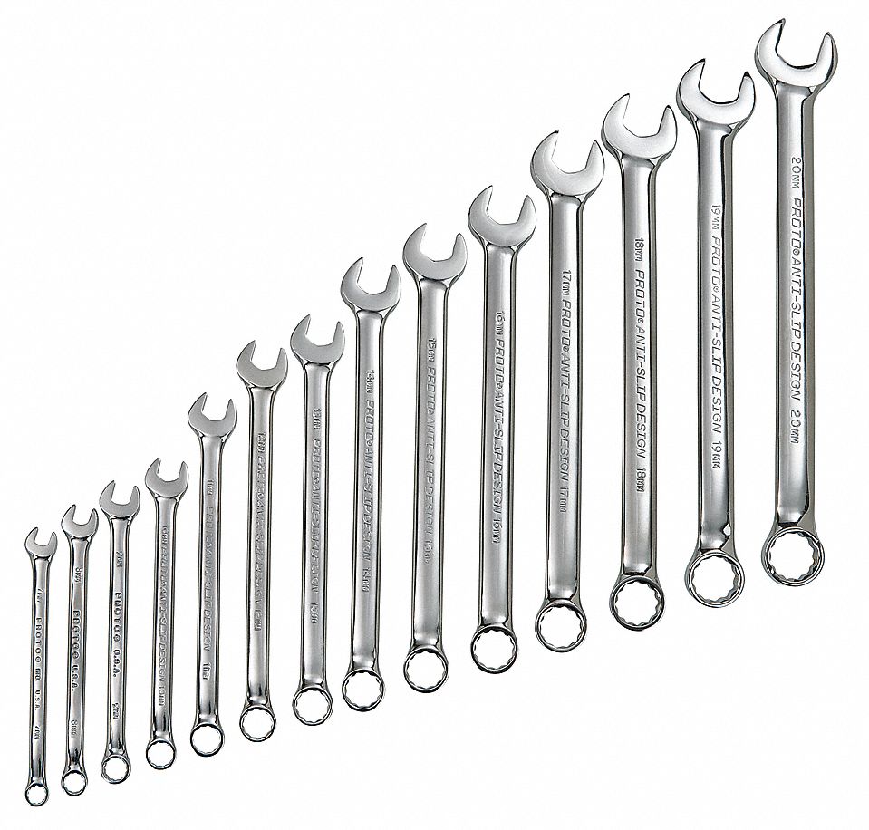 PROTO Juego de Llaves Combinadas 14 herramientas Acero Aleado 5-5/32" a 11-27/64" - 449P04 ...