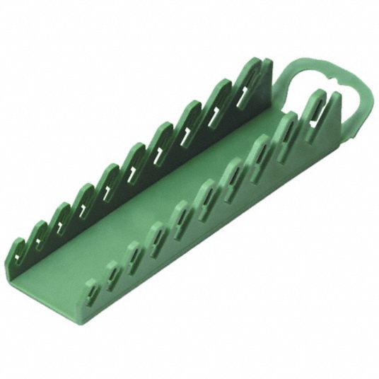 SK PROFESSIONAL TOOLS, Green, 6 5/8 in Overall Wd, Wrench Rack - 22DK64 ...