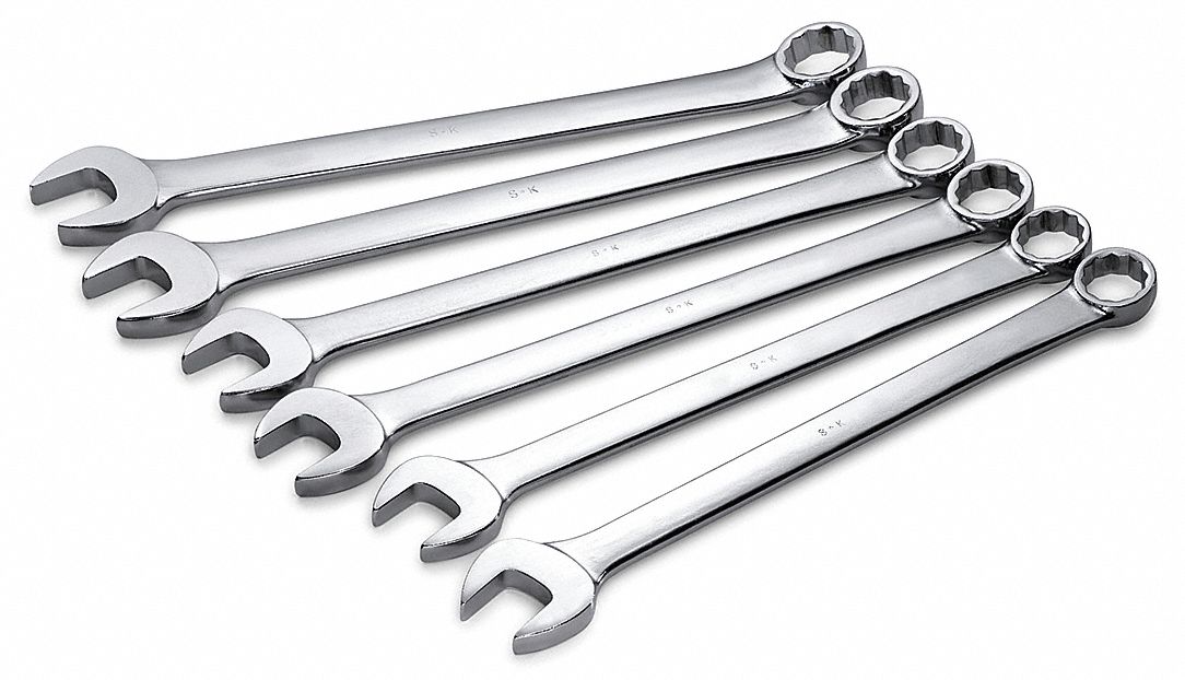 SK PROFESSIONAL TOOLS Juego de Llaves Combinadas 6 herramientas Acero ...