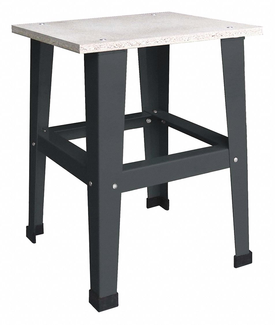 DAYTON Fixed Height Work Table Particleboard 16 In Depth 24 In