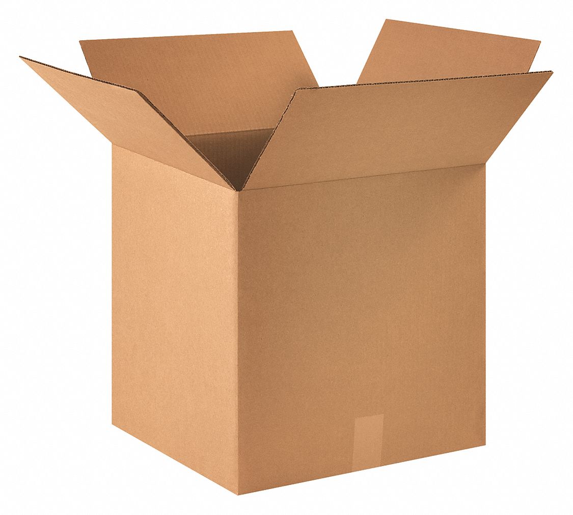 Corrugated Boxes,16x16x16",PK25 - Grainger