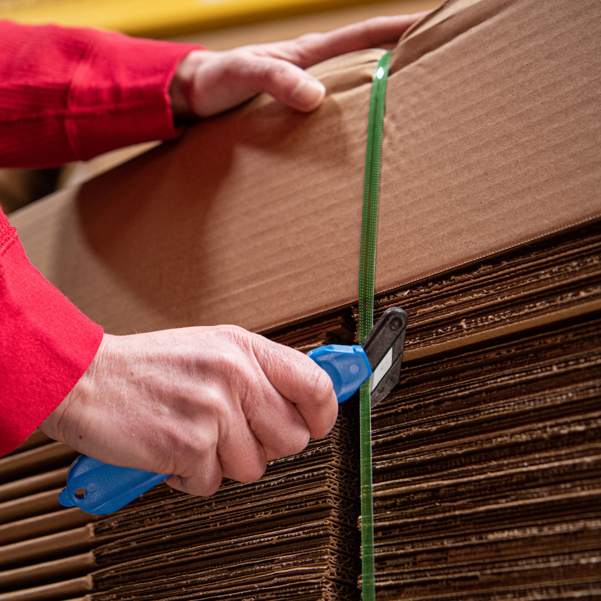 KLEVER Hook-Style Safety Cutter: 7 in Overall Lg, Straight Handle ...