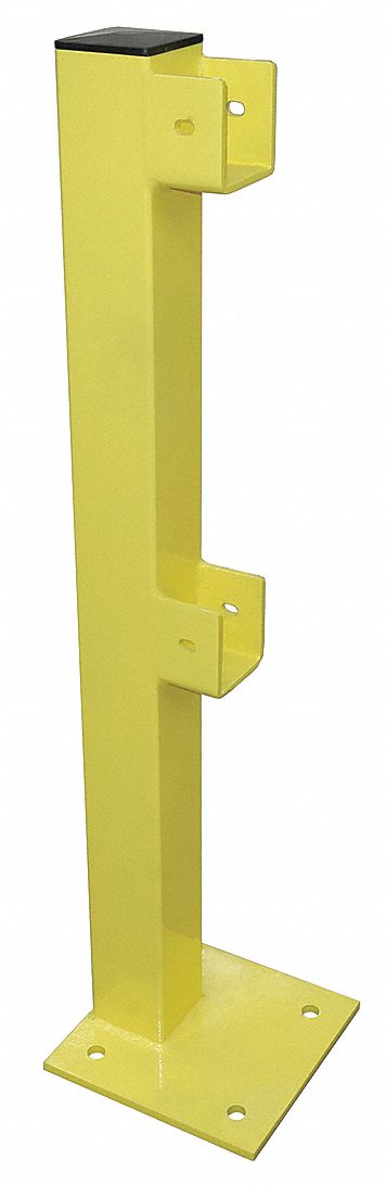 4 in Post Wd, End, Flush End Post - 22DN10|22DN10 - Grainger