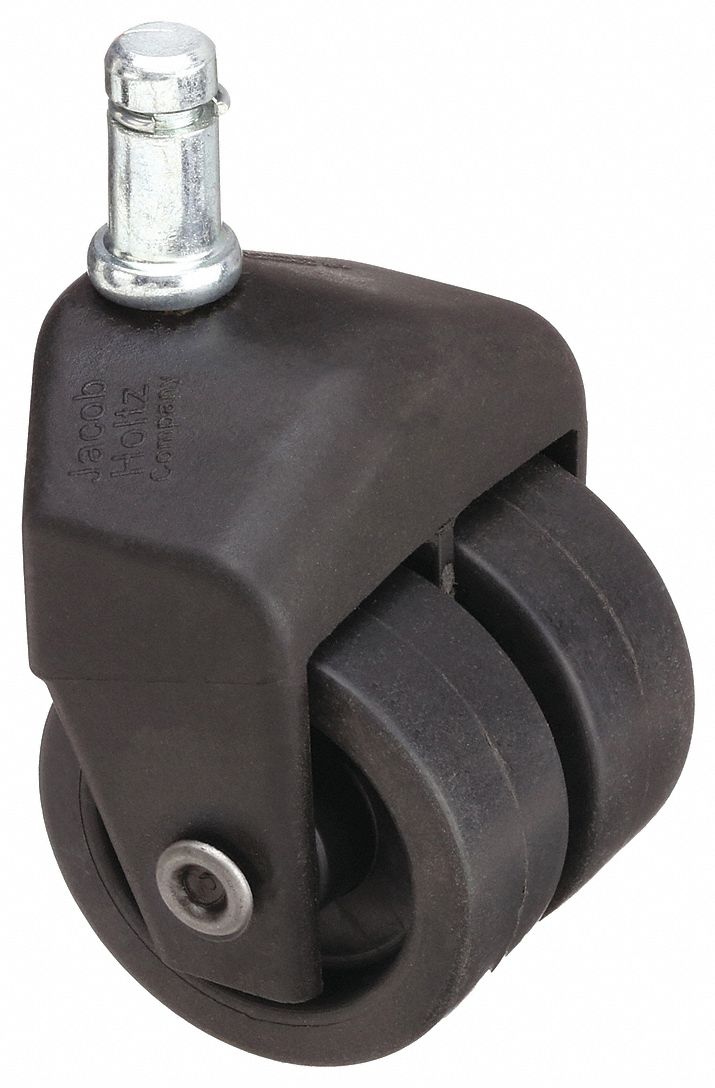 Swivel, 2 in Wheel Dia., Stem Caster - 22E579|205-2XHRUB-40 - Grainger