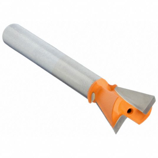 CMT, Fractional Inch, Carbide Tipped, Dovetail Cut Profile Router Bit ...
