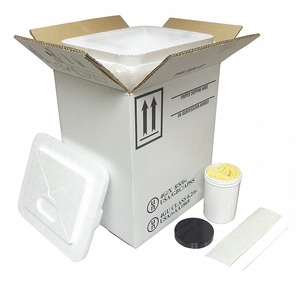 11x9x13-3/4 in, 4G/X8.5/S, Hazardous Material Shipping Kit - 22EP51|HMS ...