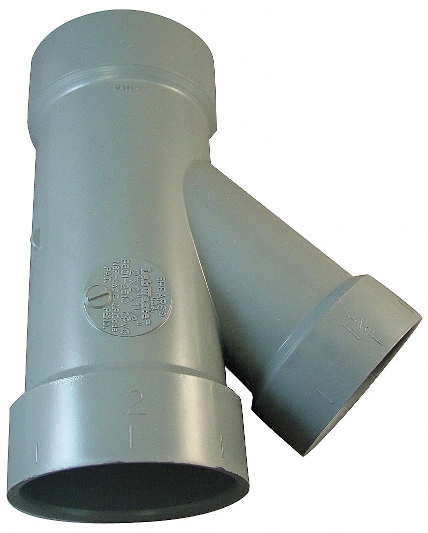 6 in x 6 in x 4 in Fitting Pipe Size, Schedule 40, Reducing Wye ...