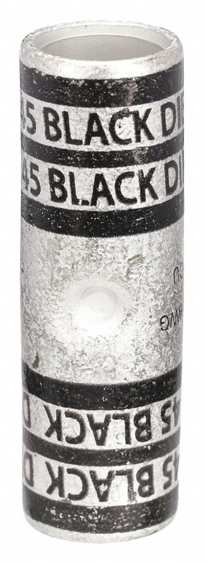 POWER FIRST, 2/0 AWG Wire Size, Black Code, Open Barrel Splice - 22EZ21 ...