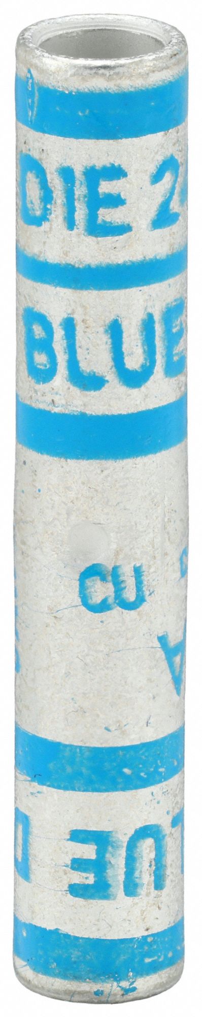 POWER FIRST, 6 AWG Wire Size, Blue Code, Open Barrel Splice - 22EZ31 ...