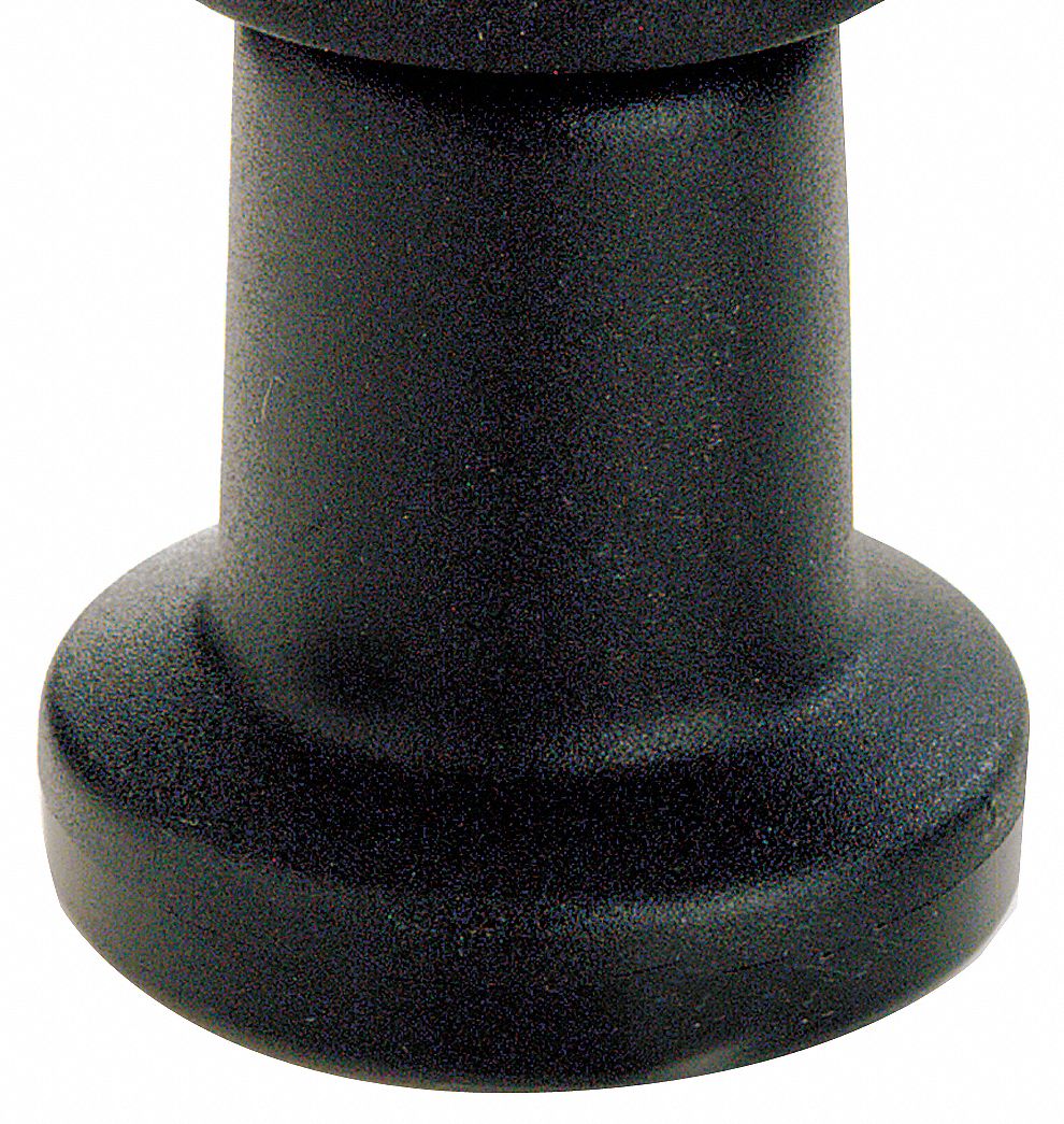 CRAMER Stool Glide, Non-Rolling, 2Wx2Dx4H, Black - 22F040|41413400 ...